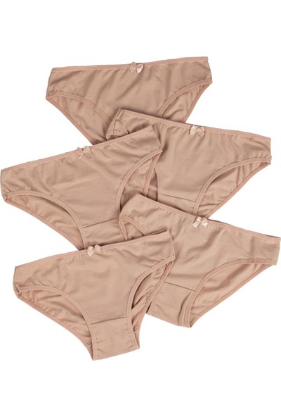 Nicoletta Ten Kadın Külot 5 Li Paket Likralı Nicoletta Ten Kadın Külot 5 Li Paket Likralı