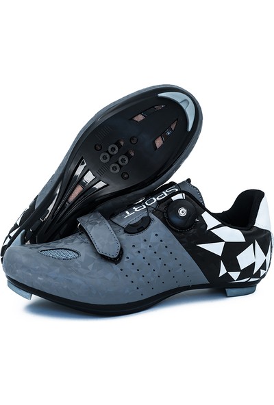 Kın Siyah - Gri Bisiklet Ayakkabısı (Yurt Dışından)