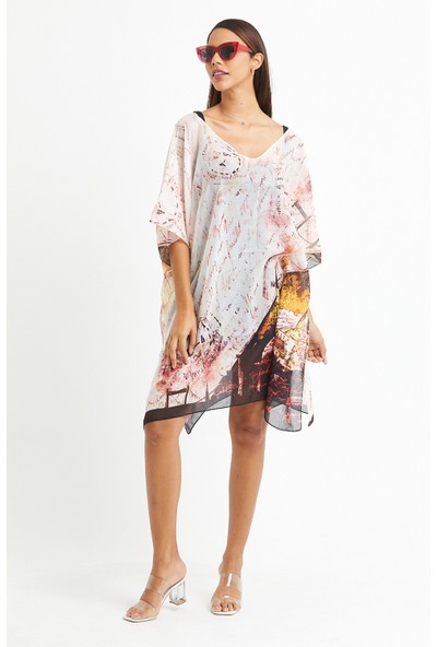 Daisy Accessory Pamuklu Plaj Elbisesi