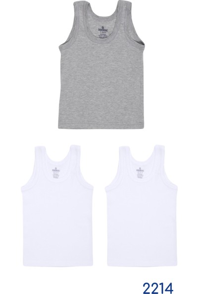 Baykar Erkek Çocuk Pamuklu Atlet 3'lü Set 2214 Renkli3 Baykar Erkek Çocuk Pamuklu Atlet 3'lü Set 2214 Renkli3