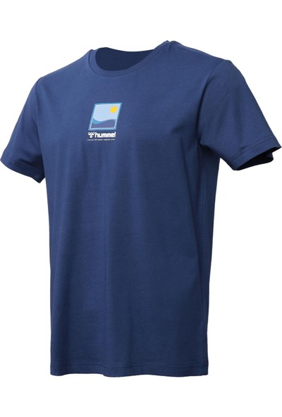 Hummel 911480-3882 Regular Fit Baskılı Lacivert Erkek T-Shirt Hummel 911480-3882 Regular Fit Baskılı Lacivert Erkek T-Shirt