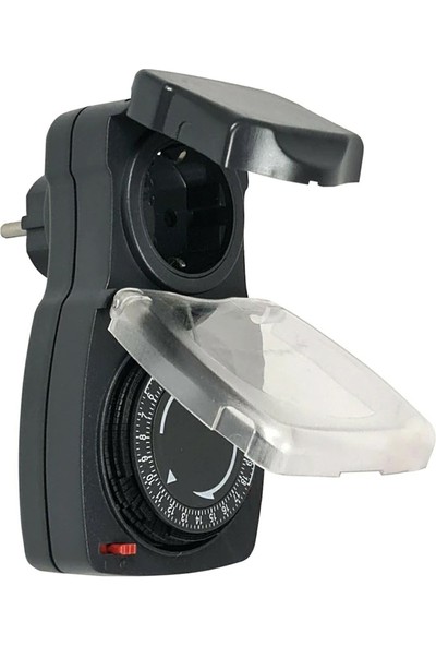 Binbirreyon Otomatik Zaman Saati 3680W Bahçe Dış Mekan Zaman Ayarlı Priz MD012