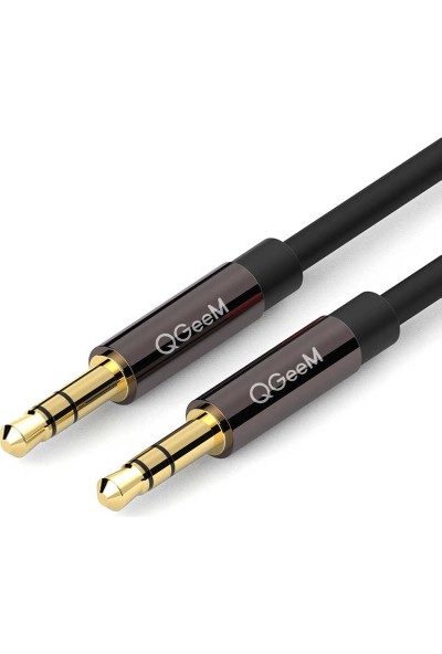 QGeeM 3.5 mm AUX Audio Kablo 1.5 mt Sabit Hifi Kalitesi Alüminyum Alaşım 3.5 mm Jack Girişi AUX Kablo QGeeM 3.5 mm AUX Audio Kablo 1.5 mt Sabit Hifi Kalitesi Alüminyum Alaşım 3.5 mm Jack Girişi AUX Kablo