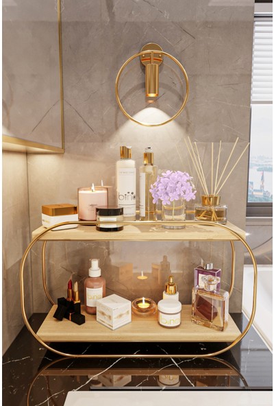 Bino Çok Amaçlı Raf Organizer Ahşap Banyo Rafı Bino Çok Amaçlı Raf Organizer Ahşap Banyo Rafı