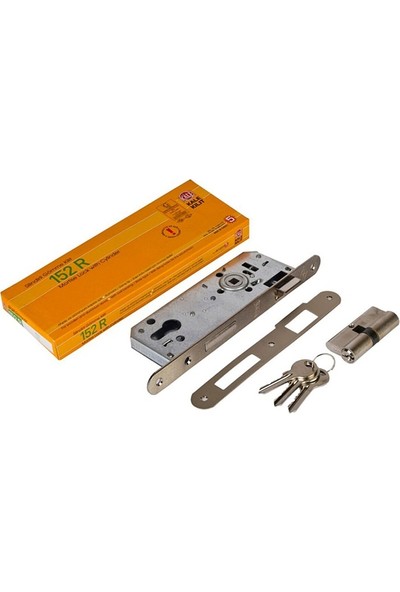 Kale 152 R Silindirli Göbekli Gömme Kapı Kilidi Nikel Oval 40 mm Kale Gömme Kilit Kale 152 R Silindirli Göbekli Gömme Kapı Kilidi Nikel Oval 40 mm Kale Gömme Kilit