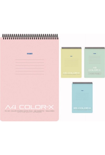 Anonim Color-X Sp Pp Kpk Nloknot A6 Yp Çiz.