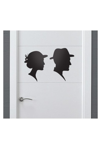 TSC Wc Bay Bayan Sticker Yapıştırma 30CM Dekoratif Sticker TSC Wc Bay Bayan Sticker Yapıştırma 30CM Dekoratif Sticker