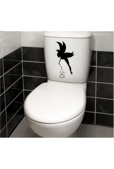 TSC Wc Klozet Için Bk Perisi Sticker Yapıştırma TSC Wc Klozet Için Bk Perisi Sticker Yapıştırma