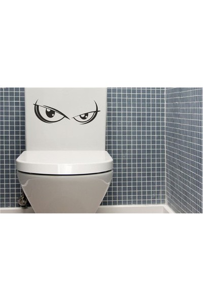 TSC Wc Klozet Için Gözler Sticker Yapıştırma TSC Wc Klozet Için Gözler Sticker Yapıştırma