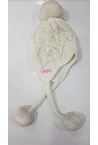 Kitti Çocuk 1-4 Yaş Kulaklı Bere