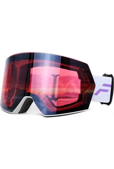Fmy Buğu Önleyicili Yetişkin Kayak Gözlüğü (Yurt Dışından)