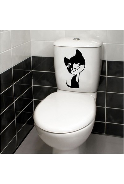 TSC Wc Klozet Için Kedi Sticker Yapıştırma Model5 TSC Wc Klozet Için Kedi Sticker Yapıştırma Model5
