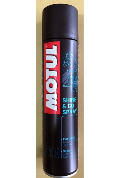 Motul E10 Shine & Go Spray Motosiklet Parlatıcı Sprey Cila 300 ml