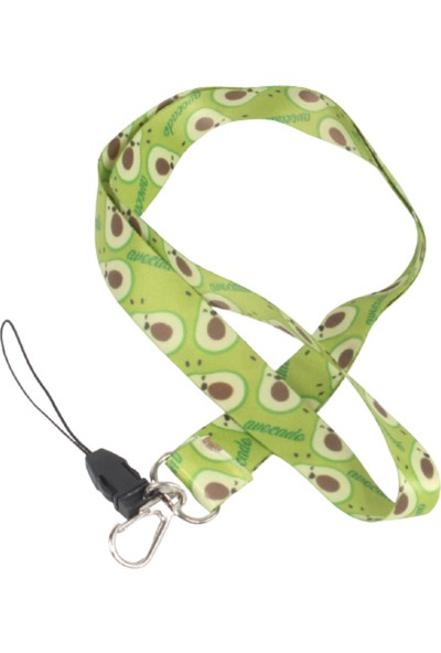 Afillix Concept Yeşil Avocado Tasarım Boyun Askı Ipi