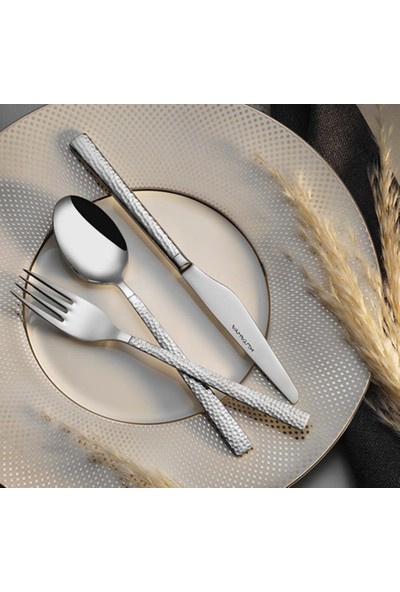 Kütahya Porselen Neptün 84 Parça Çatal Kaşık Bıçak Takımı