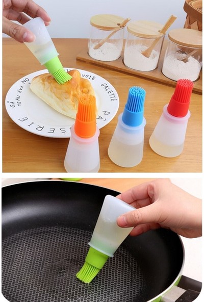 Fege Store Hazneli Silikon Yağ Sos ve Yumurta Fırçası Fege Store Hazneli Silikon Yağ Sos ve Yumurta Fırçası