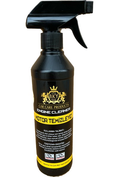 Bky Plus Oto Motor Yağ Kir Temizleyici 500 ml (Sünger Hediyeli)