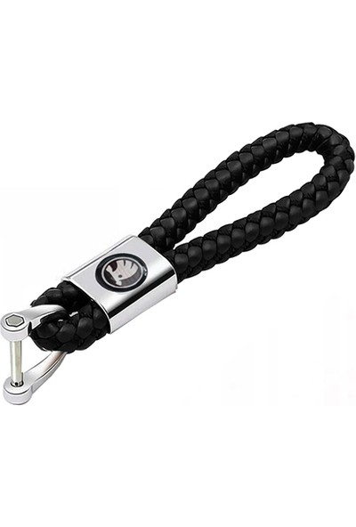 C9 Skoda Gerçek Deri Örgü Anahtarlık Carmaniaks