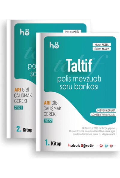 Hukuk Öğretir Taltif Polis Mevzuatı Soru Bankası Komiser Yardımclığı, Misyon Koruma Sınavlarına Hazırlık (Ciltli)