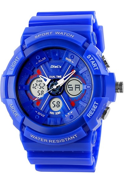 Dial'x Dialx Dx 0966-3 P02 Plastik / Silikon Kol Saati Dial'x Dialx Dx 0966-3 P02 Plastik / Silikon Kol Saati