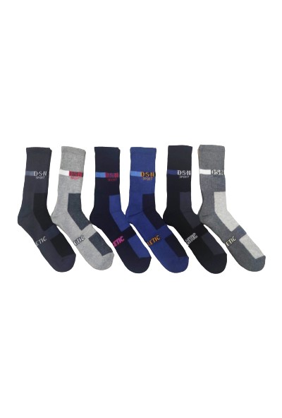 Erceys Erkek Çocuk Kışlık Pamuklu Kalın Havlu Termal Çorap 6'lı