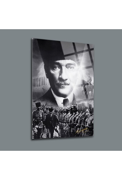 Srd Concept Atatürk 10 Cam Tablo-Atatürk Tablosu