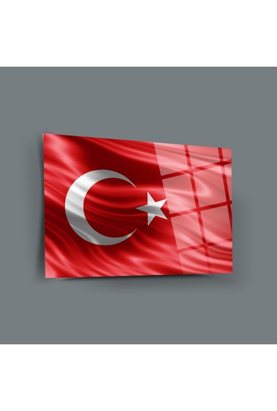 Srd Concept Türk Bayrağı 7 Cam Tablo-Bayrak Tablo