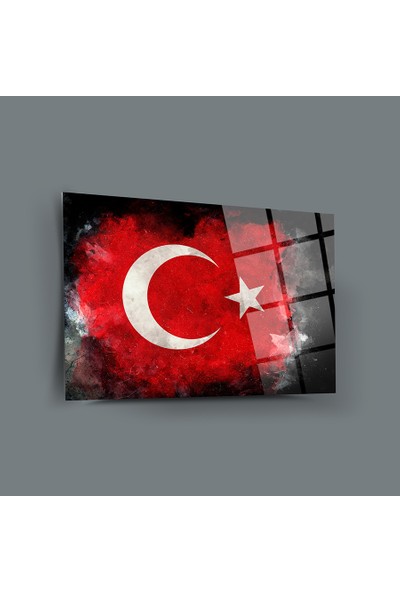 Srd Concept Türk Bayrağı 9 Cam Tablo-Bayrak Tablo