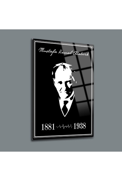 Srd Concept Atatürk 12 Cam Tablo-Atatürk Tablosu