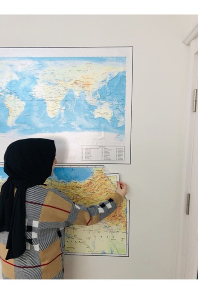 Türkiye Fikizi ve Dünya Fiziki Haritası Seti Akıllı Kağıt Tahta Dekoratif Eğitim Amaçlı Türkiye Fikizi ve Dünya Fiziki Haritası Seti Akıllı Kağıt Tahta Dekoratif Eğitim Amaçlı