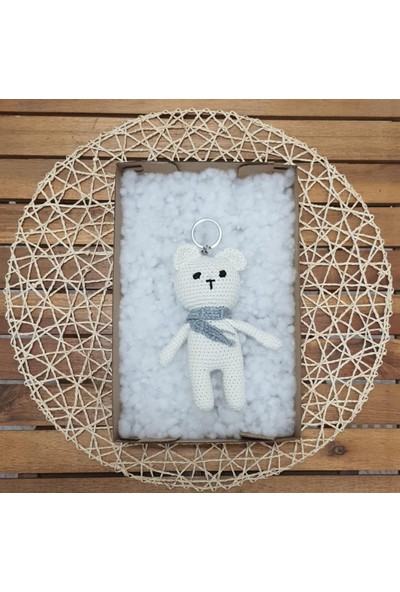 Eylül Baby Store Amigurumi Ayıcıklı Anahtarlık - Çanta Süsü Eylül Baby Store Amigurumi Ayıcıklı Anahtarlık - Çanta Süsü