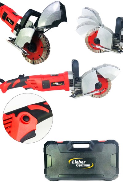 Lieber German Teknoloji Duvar Oluk Kanal Açma Kesme Yerleştirme Makinesi 40 mm 4 Kw 3200 Watt Oluk Açma Makinesi Lieber German Teknoloji Duvar Oluk Kanal Açma Kesme Yerleştirme Makinesi 40 mm 4 Kw 3200 Watt Oluk Açma Makinesi