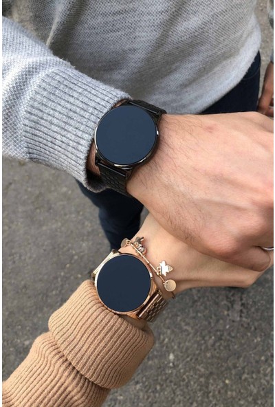 Ricardo Çift Sevgili Metal Kordon LED Su Geçirmez Kol Saatleri