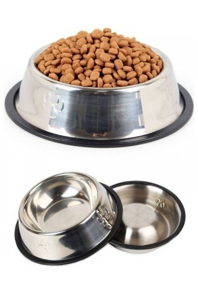Tuğra Ticaret Evcil Hayvan Kedi Köpek Paslanmaz Çelik Mama Su Kabı 18 cm Tuğra Ticaret Evcil Hayvan Kedi Köpek Paslanmaz Çelik Mama Su Kabı 18 cm