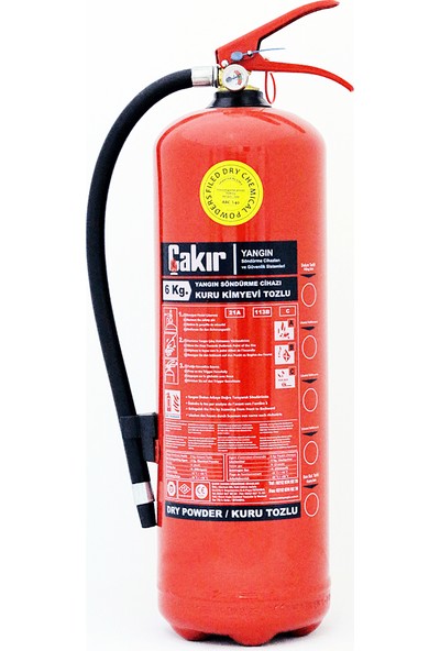 Çakır 6 kg Kkt Yangın Söndürme Cihazı