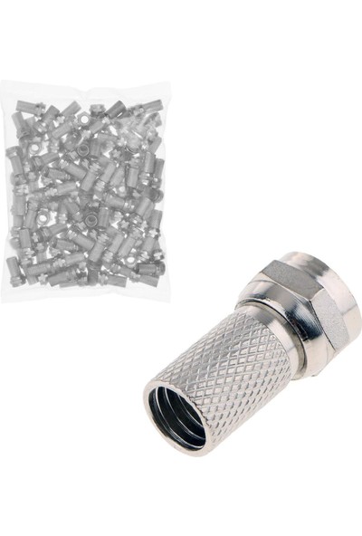 Goldeex F Konnektör Standart 100'lü