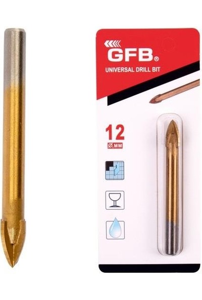 MTE Gfb Cam-Seramik Delme Ucu 6mm MTE Gfb Cam-Seramik Delme Ucu 6mm