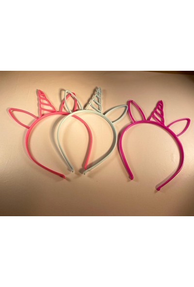 Toee Shop 3'lü Unicorn Çocuk Tacı