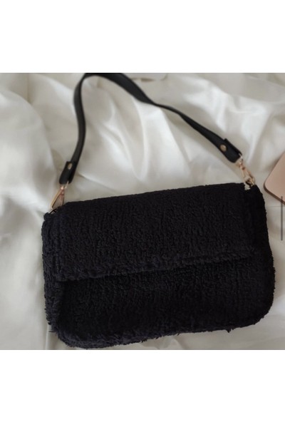 Zystore Peluş Tüylü Omuz Çantası