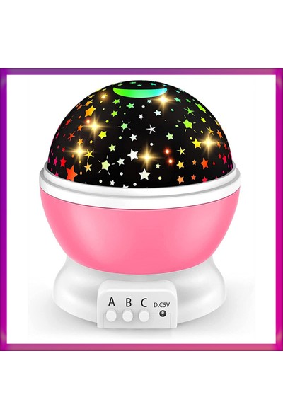 Alayımbari Yıldız Yansıtmalı Gece Lambası Projeksiyon Çocuk Odası Lambası Starmaster Alayımbari Yıldız Yansıtmalı Gece Lambası Projeksiyon Çocuk Odası Lambası Starmaster