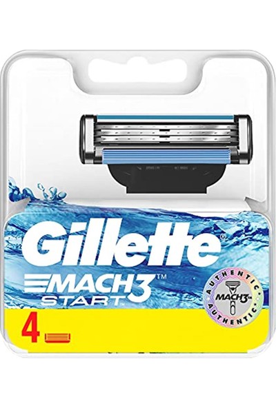 Gillette Gillette Mach3 Start Yedek Tıraş Bıçağı 4'lü Tıraş Bıçağı Gillette Gillette Mach3 Start Yedek Tıraş Bıçağı 4'lü Tıraş Bıçağı