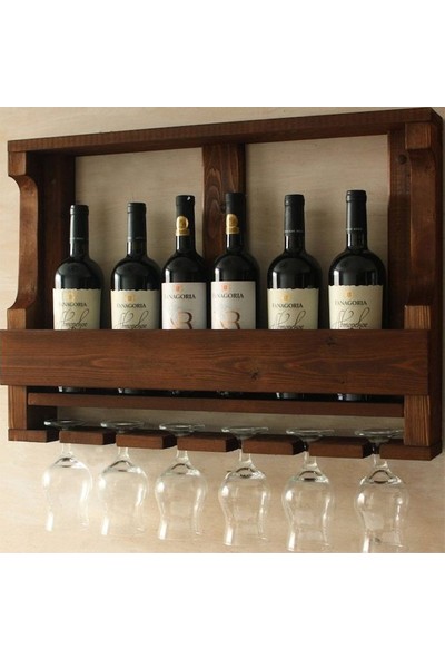 Galeriist Ahşap Şaraplık ve Şişelik