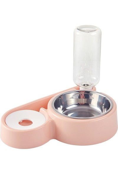 Moda Steps Mikopet Otomatik Su Sebilli Mama Kabı-Pembe Moda Steps Mikopet Otomatik Su Sebilli Mama Kabı-Pembe