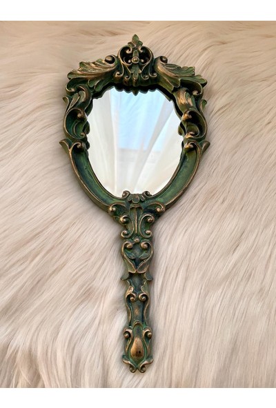 Tuğba Home El Aynası Dantel Küf Rengi