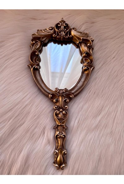 Tuğba Home El Aynası Dantel Antik