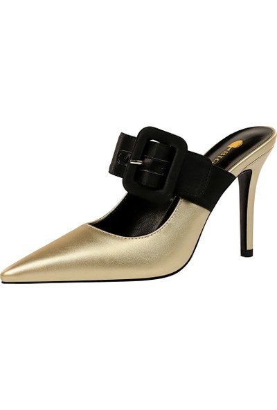 Bigtree Altın Topuklu Ayakkabı (Yurt Dışından)