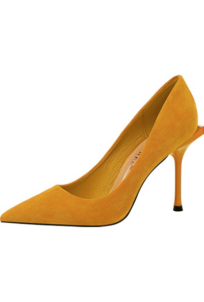 Bigtree Sarı Topuklu Ayakkabı (Yurt Dışından)
