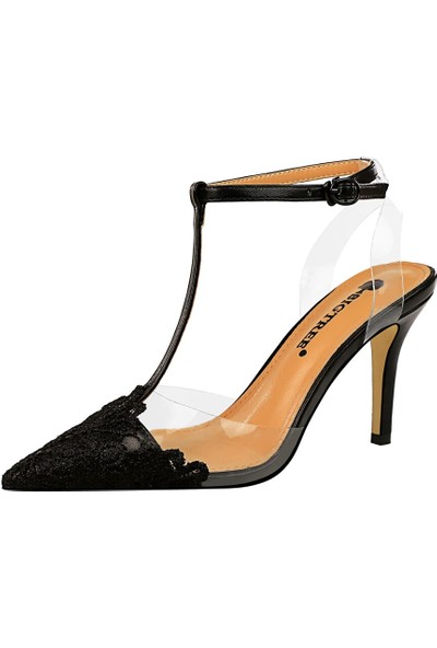 Bigtree Siyah Topuklu Ayakkabı (Yurt Dışından)