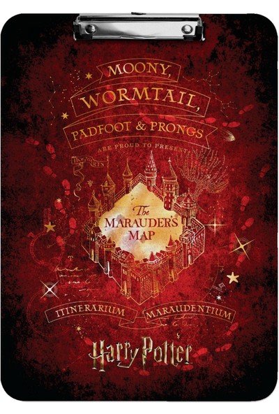 Sekreterlik Harry Potter Lisanslı Hogwarts Çapulcu Haritası