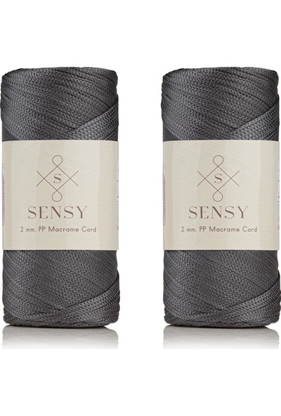 Sensy Premium Polyester Makrome Ipi 2 mm 2'li Sensy Premium Polyester Makrome Ipi 2 mm 2'li